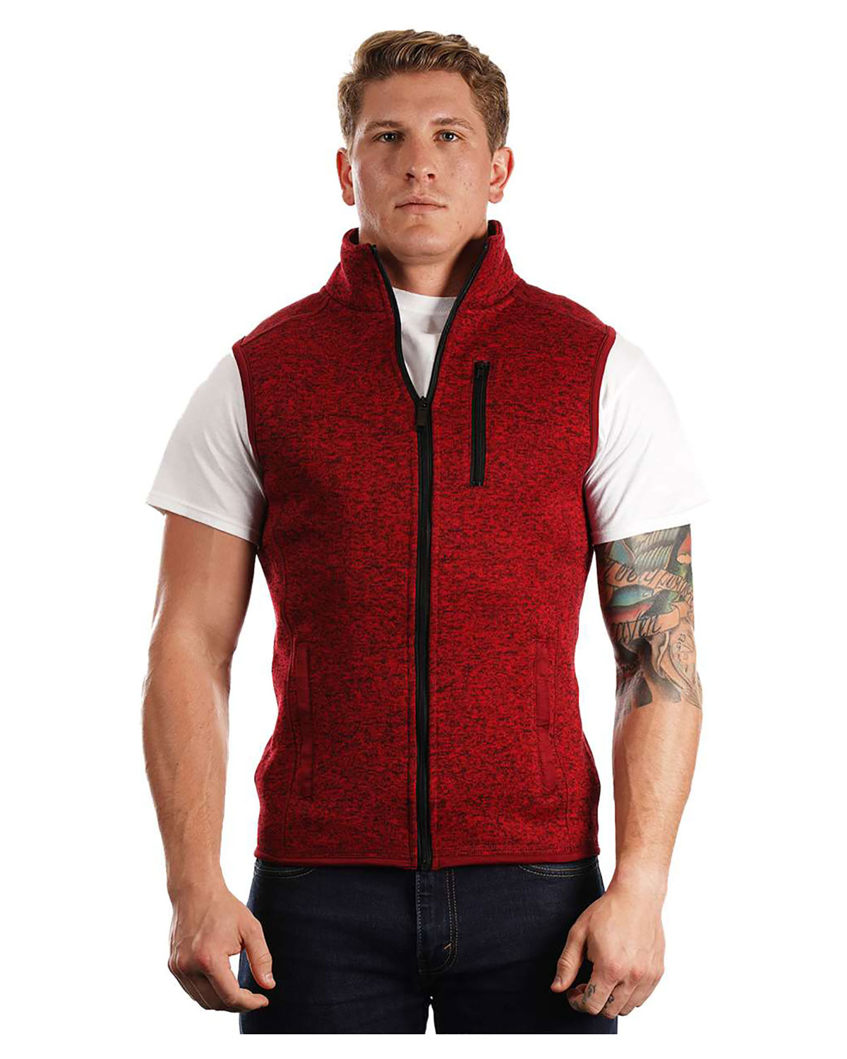 Burnside 3910 Sweater Knit Vest – BigNTall