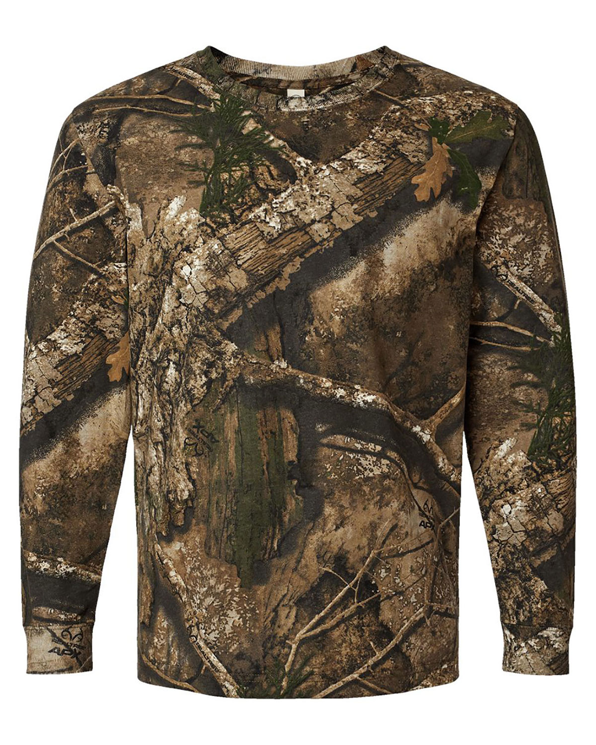 Code Five 3981 Men 's Realtree Camo Long-Sleeve T-Shirt – BigNTall