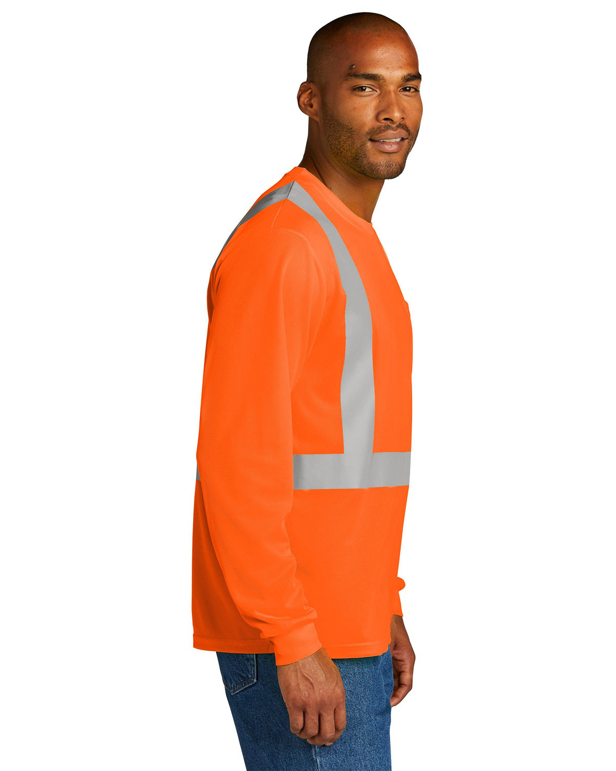 CornerStone ANSI 107 Class 2 Mesh Long Sleeve Tee. CS201 – BigNTall