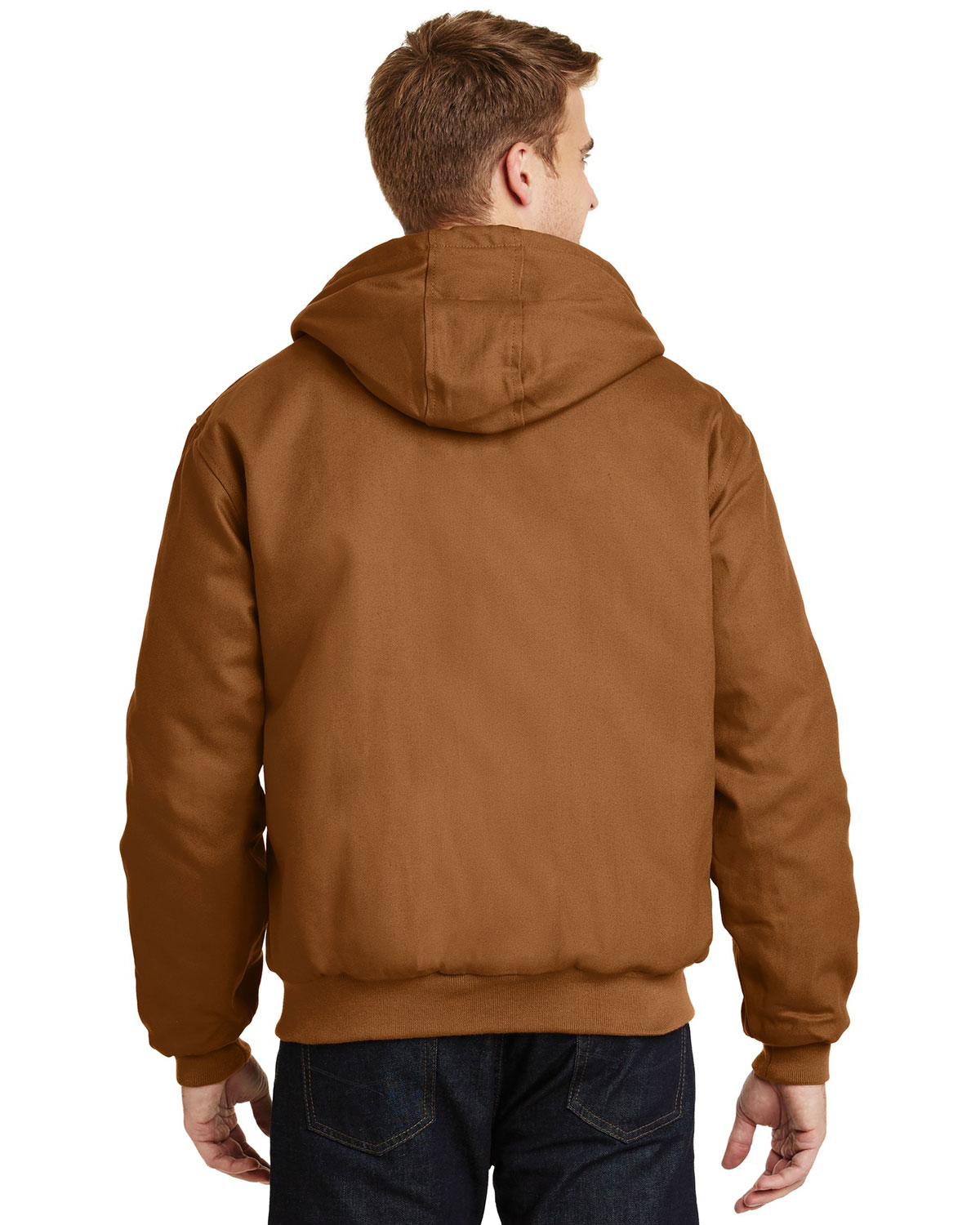Cornerstone J763H Men Hooded Work Jacket - BigNTallApparel