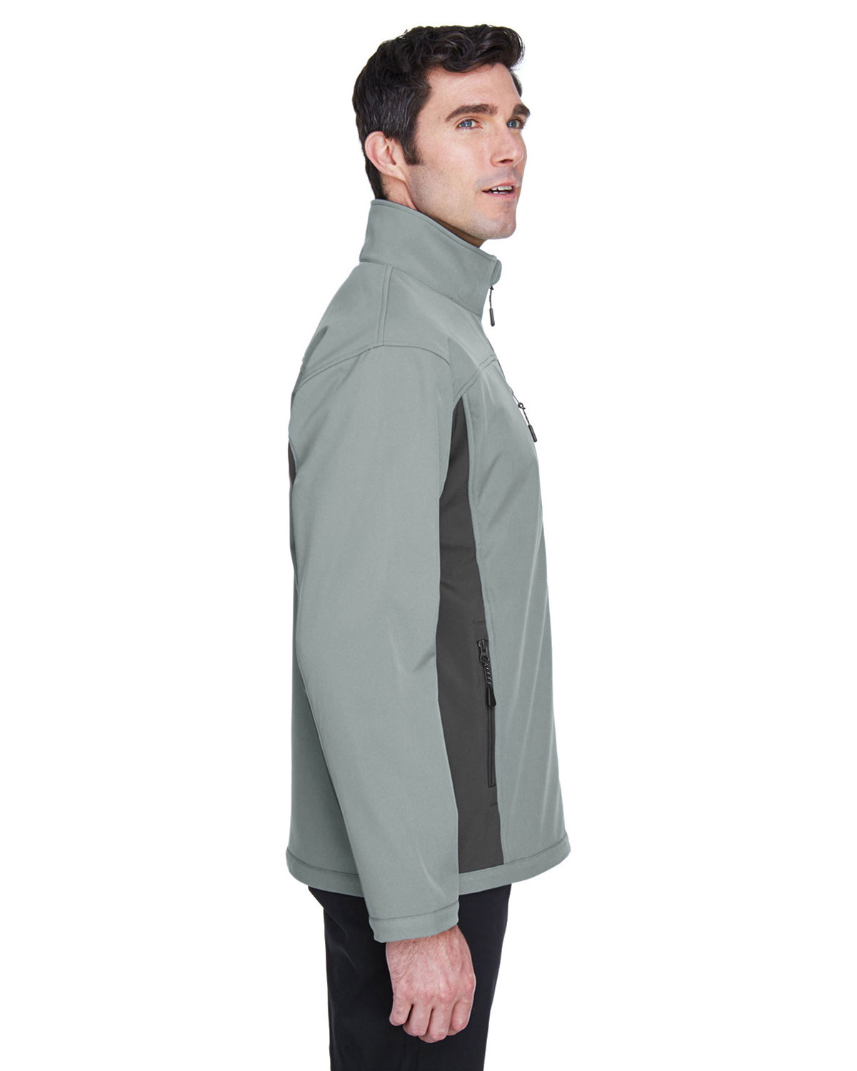 Devon & Jones D997 Men Soft Shell Colorblock Jacket-BigNTallApparel.com