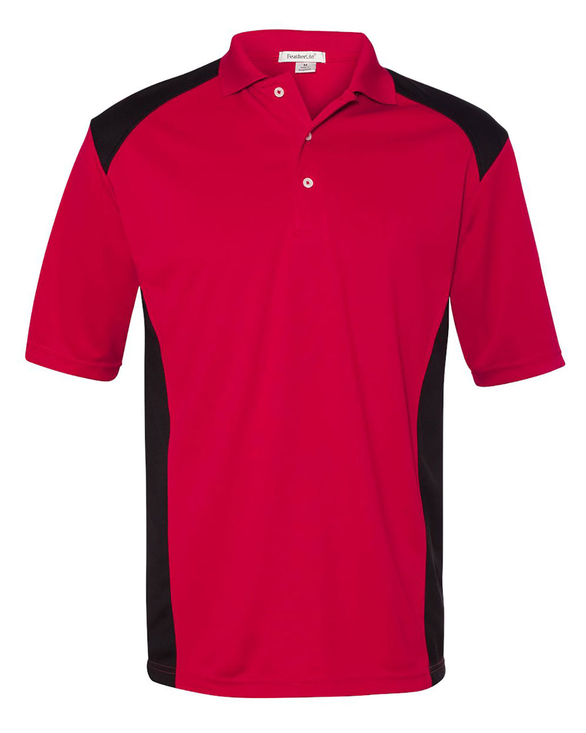 FeatherLite 0466 Spirit Racing Colorblocked Moisture-Free Mesh Polo ...