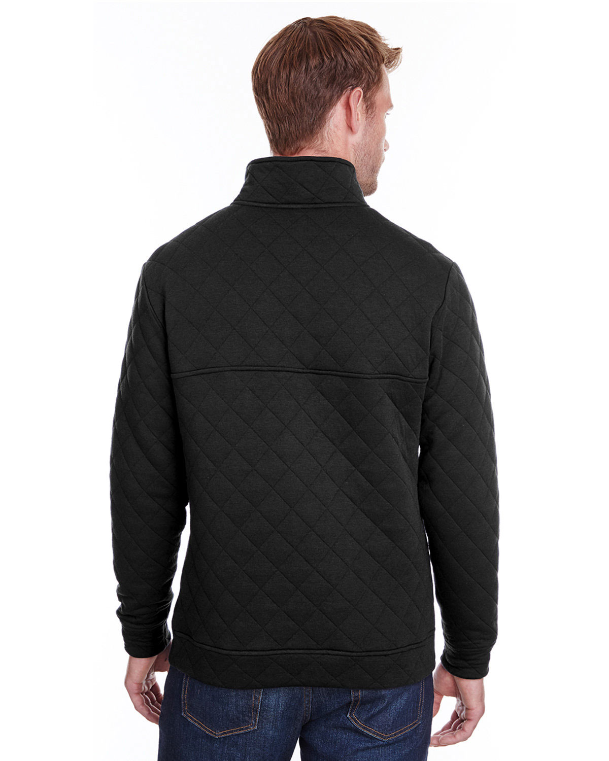J America JA8890 Men Adult Quilted Snap Pullover – BigNTall