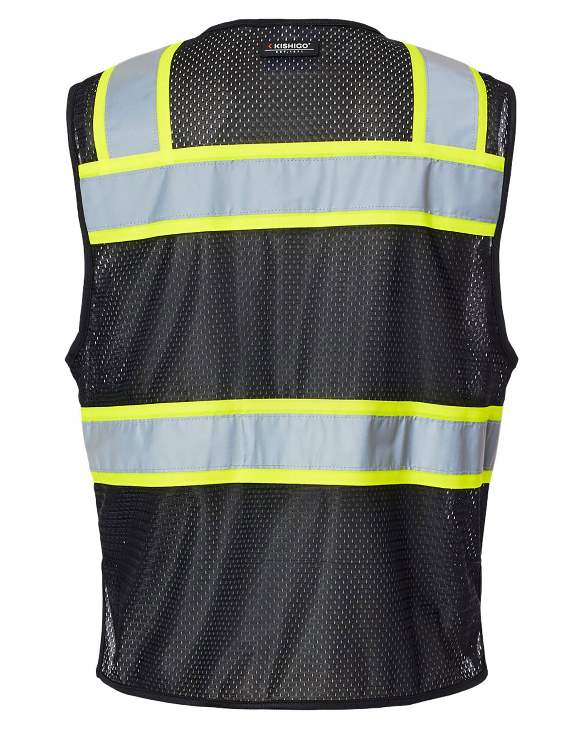 Kishigo B150-156 EV Series® Enhanced Visibility 3 Pocket Mesh Vest ...