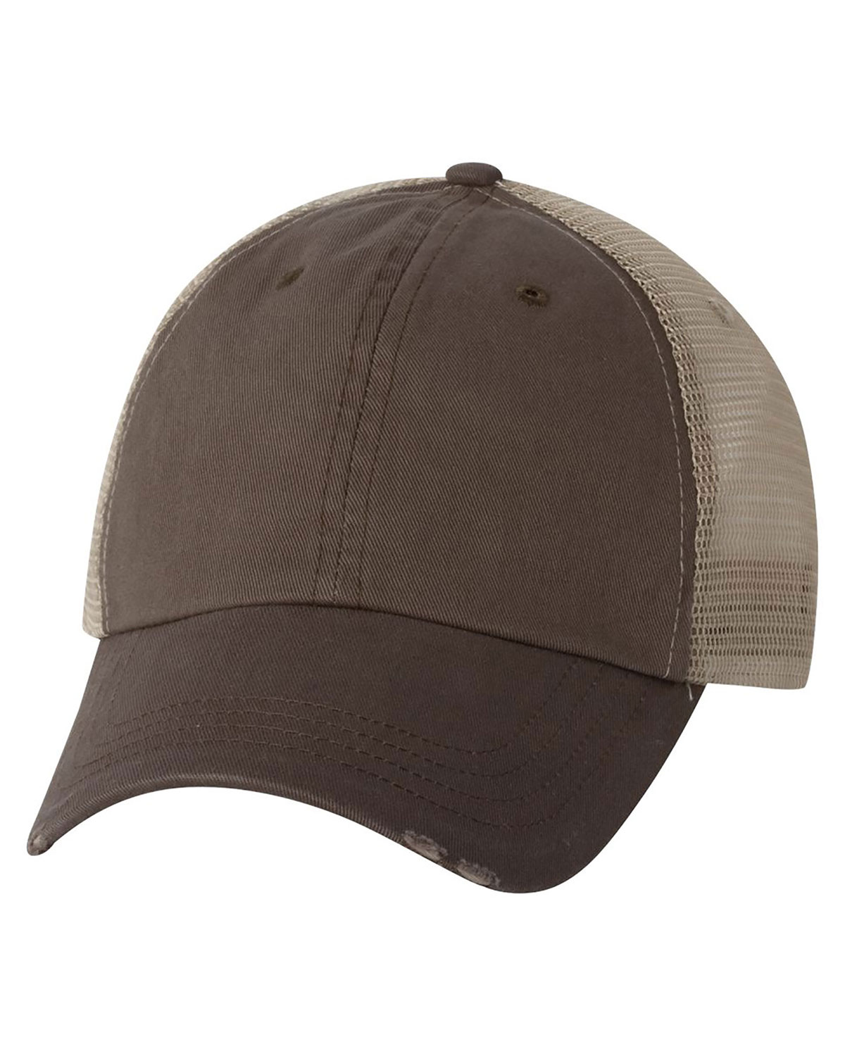 Mega Cap 6887 Frayed-Bill Twill Cap – BigNTall