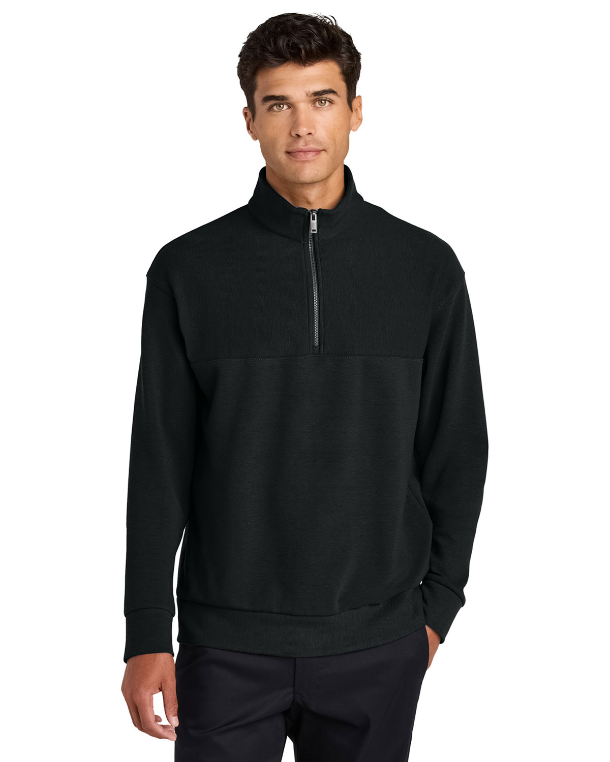 Mercer+Mettle MM3040 ® Linear Texture 1/4-Zip – BigNTall
