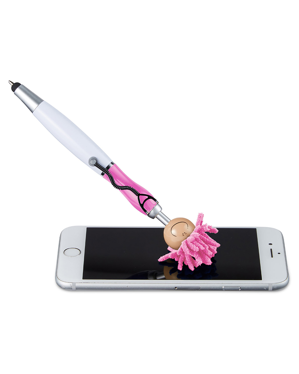 MopToppers P174 Screen Cleaner With Stethoscope Stylus Pen