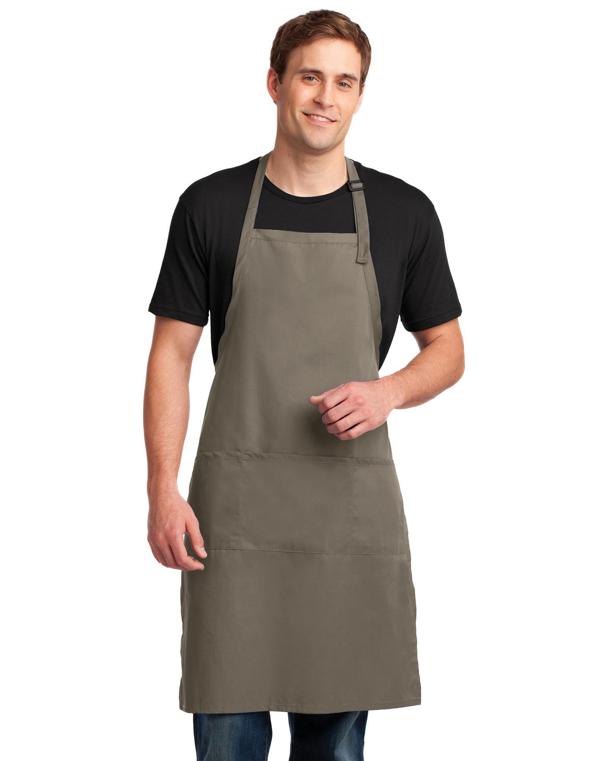 Port Authority Easy Care Extra Long Bib Apron with Stain Release. A700 ...