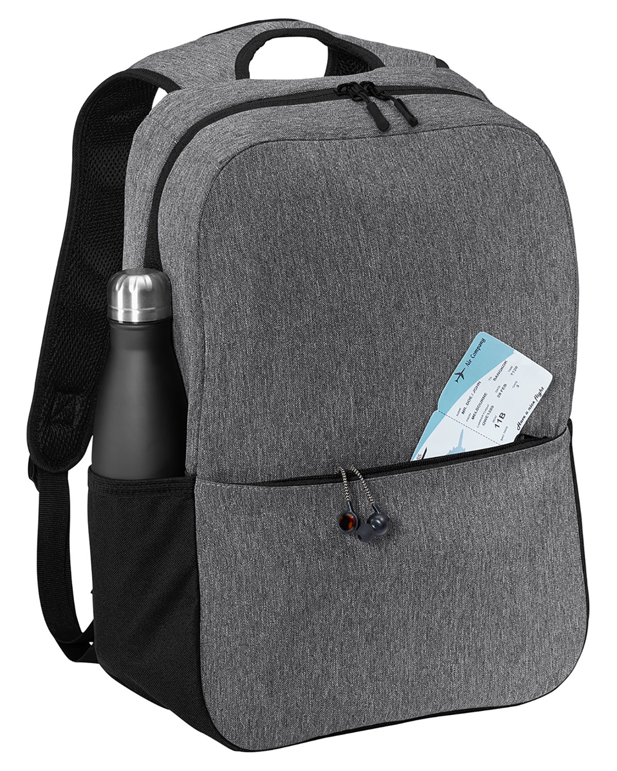 Port Authority Access Square Backpack. BG218 - BigNTallApparel