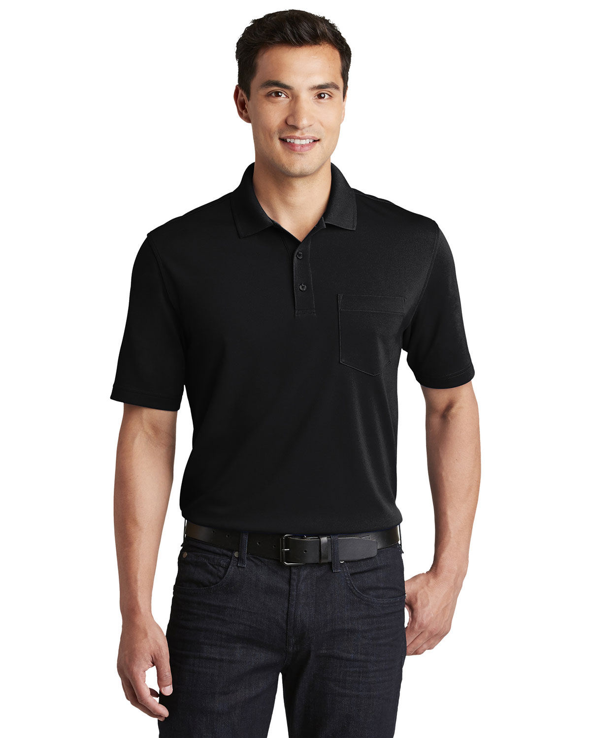 Port Authority Dry Zone UV Micro-Mesh Pocket Polo. K110P – BigNTall
