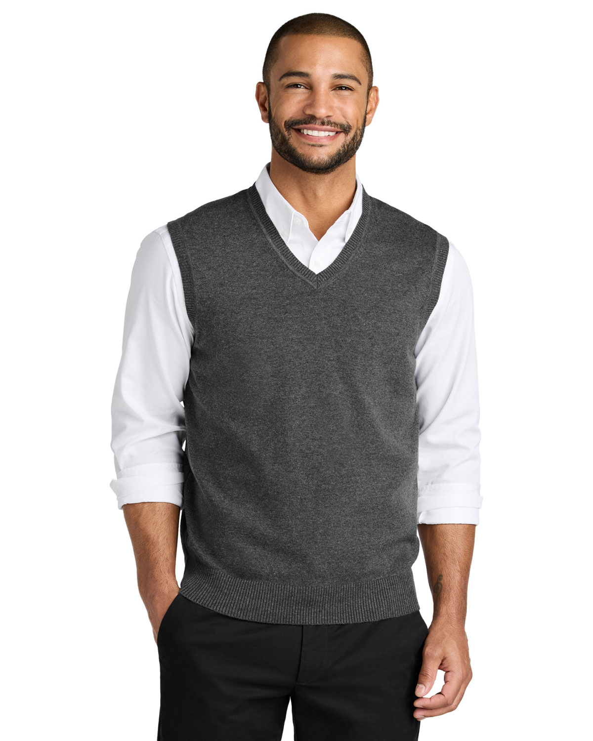 Port Authority SW2860 Men's Easy Care Sweater Vest – BigNTall