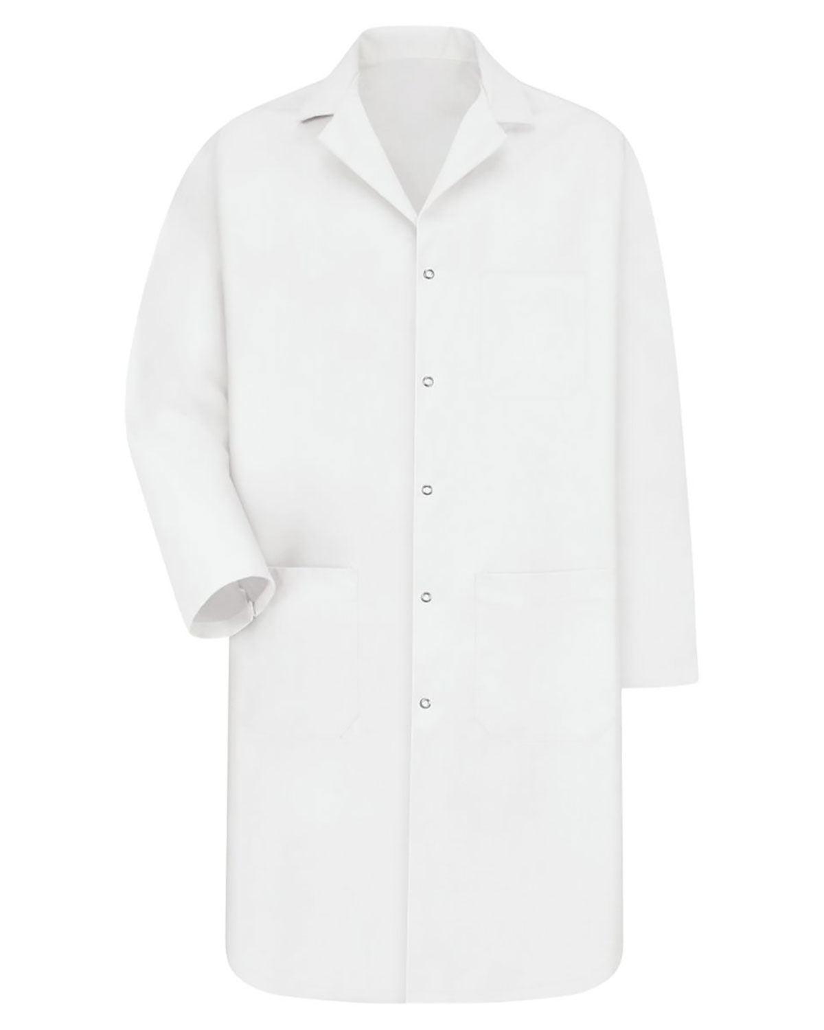 Red Kap KP18L Gripper Front Lab Coat - Long Sizes – BigNTall