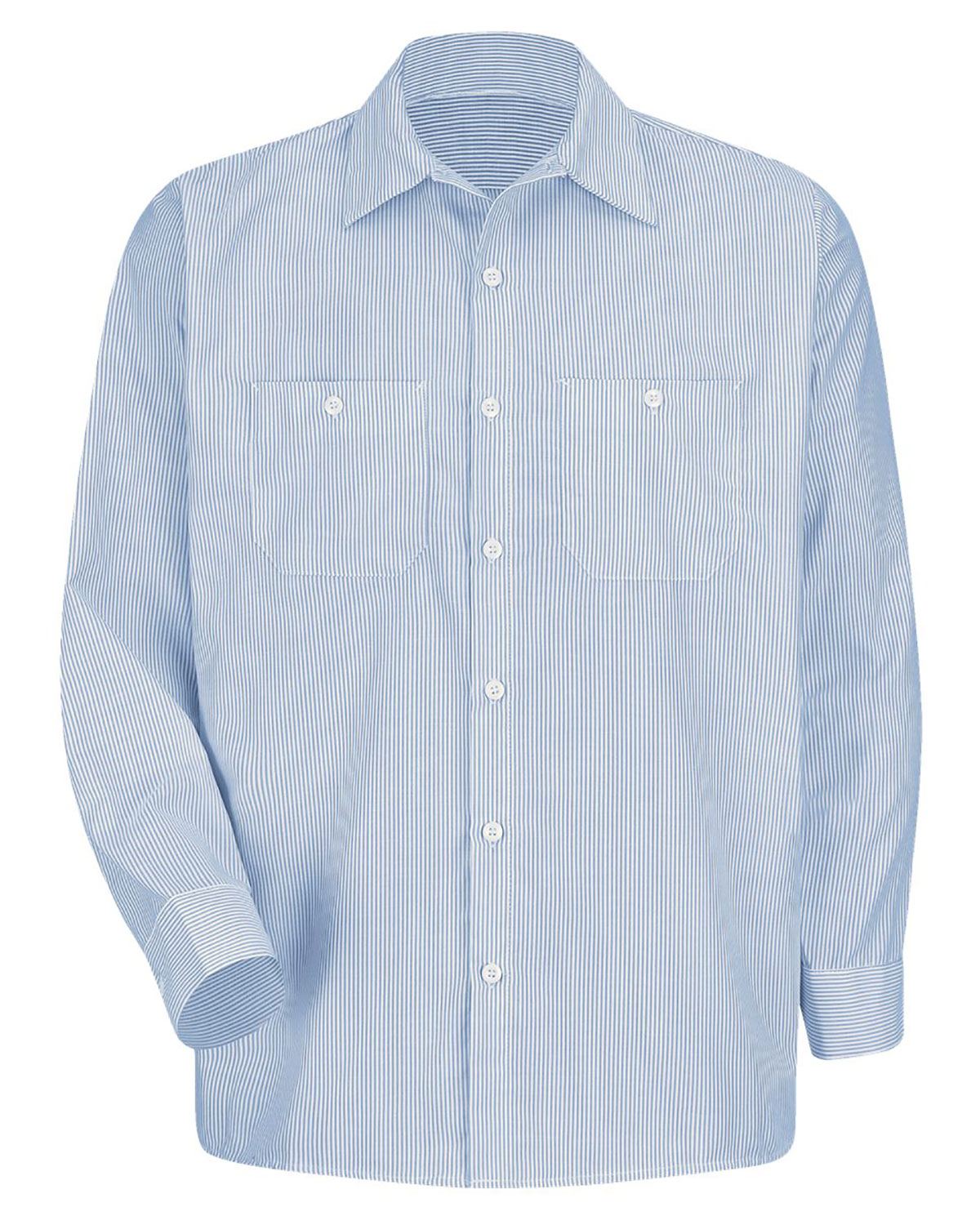 Red Kap SL10 Industrial Stripe Work Shirt – BigNTall