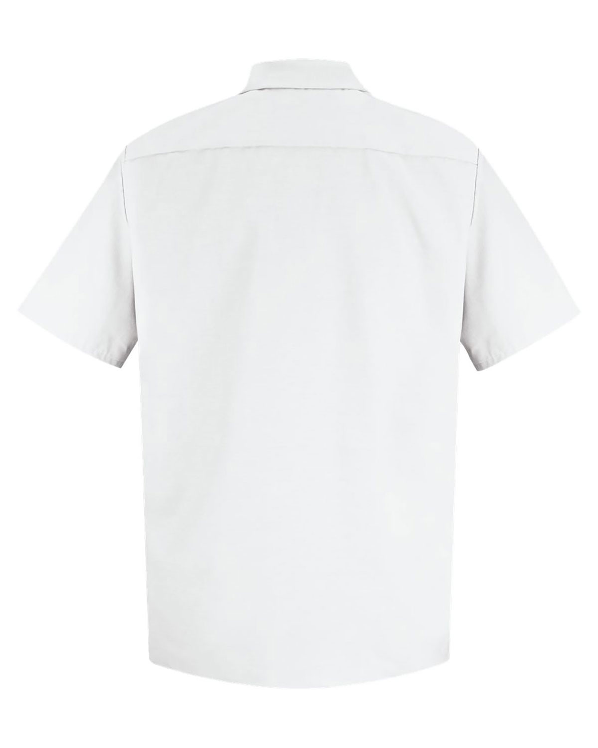 Red Kap SP26L Specialized Short Sleeve Pocketless Work Shirt - Long ...