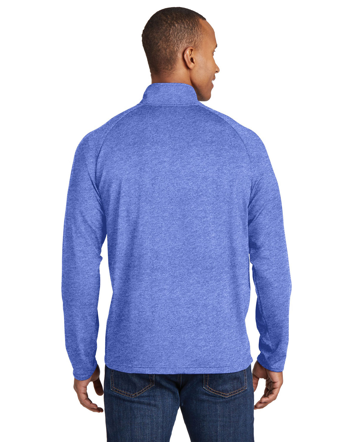Sport-Tek TST850 Men Tall Sportwick Stretch 1/2zip Pullover – BigNTall
