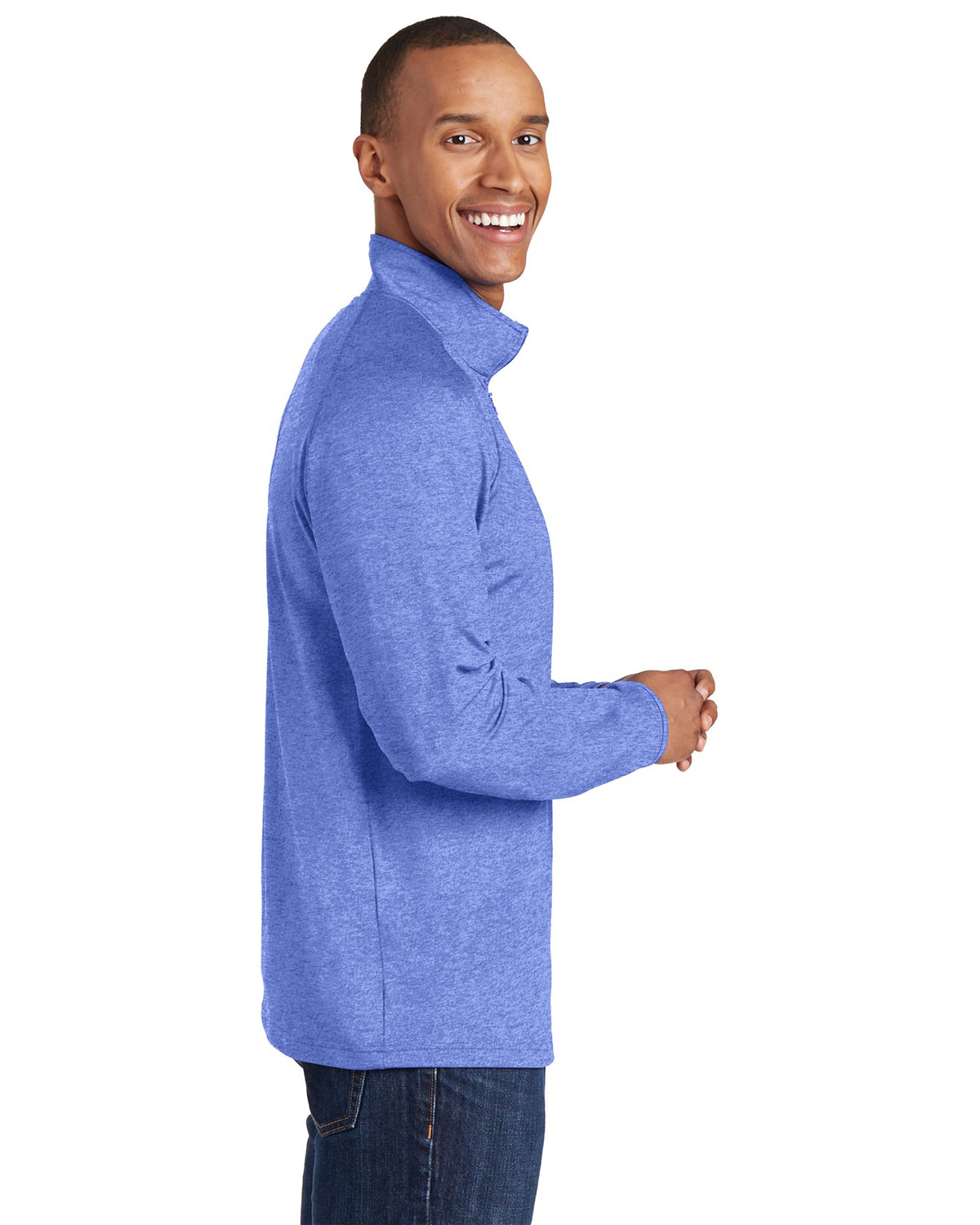 Sport-Tek TST850 Men Tall Sportwick Stretch 1/2zip Pullover – BigNTall