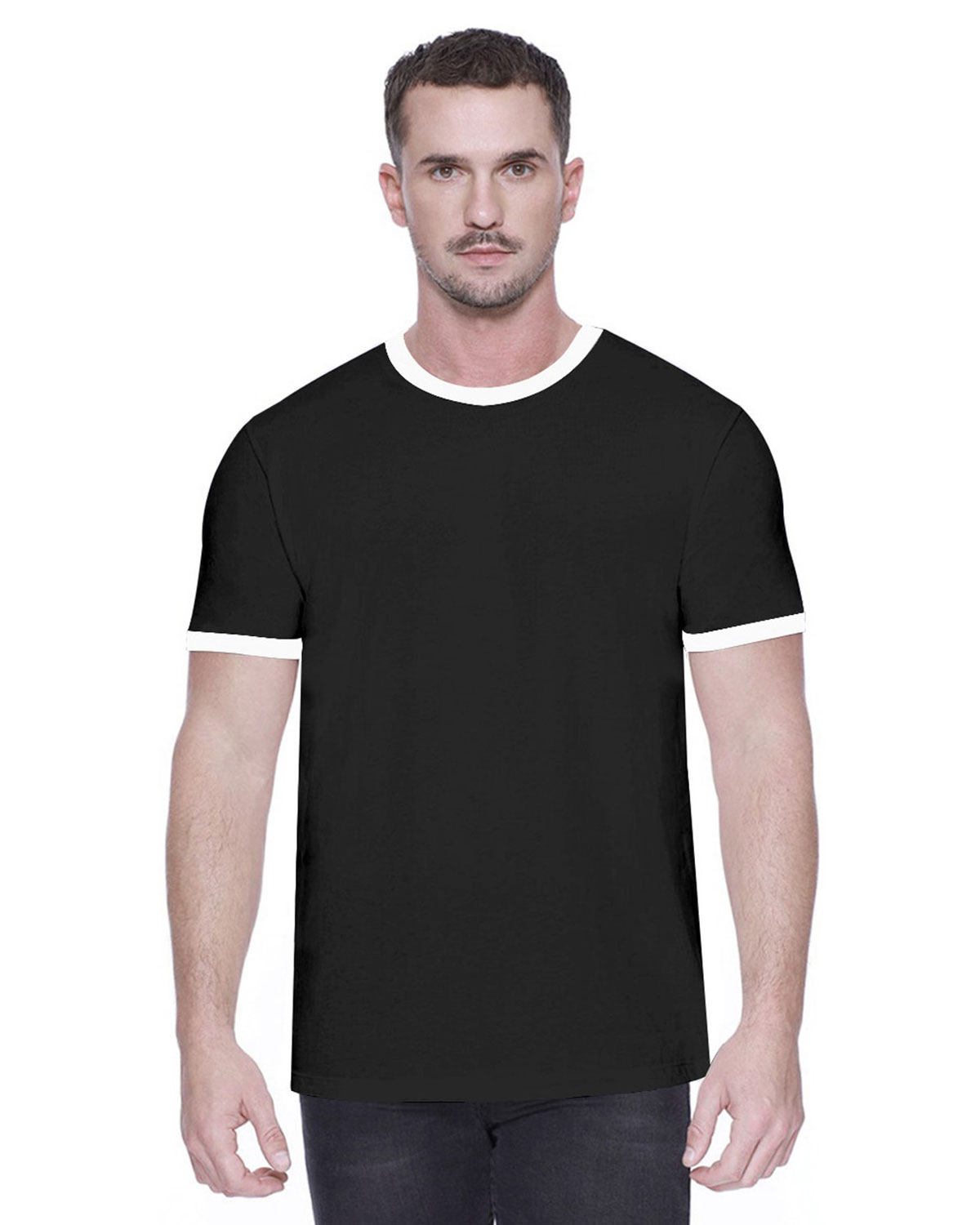 StarTee ST2431 Men's CVC Ringer T-Shirt | BignTallApparel.com