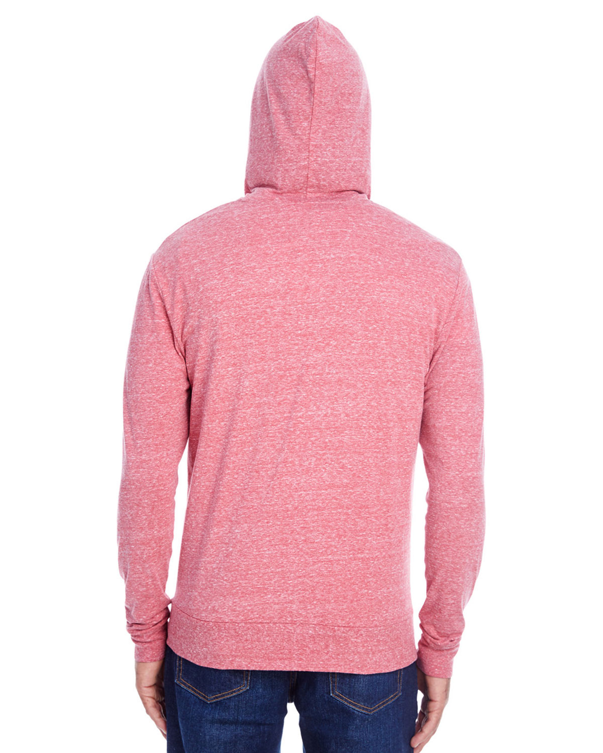 Threadfast Apparel 302Z Men Unisex Triblend Full-Zip Light Hoodie ...