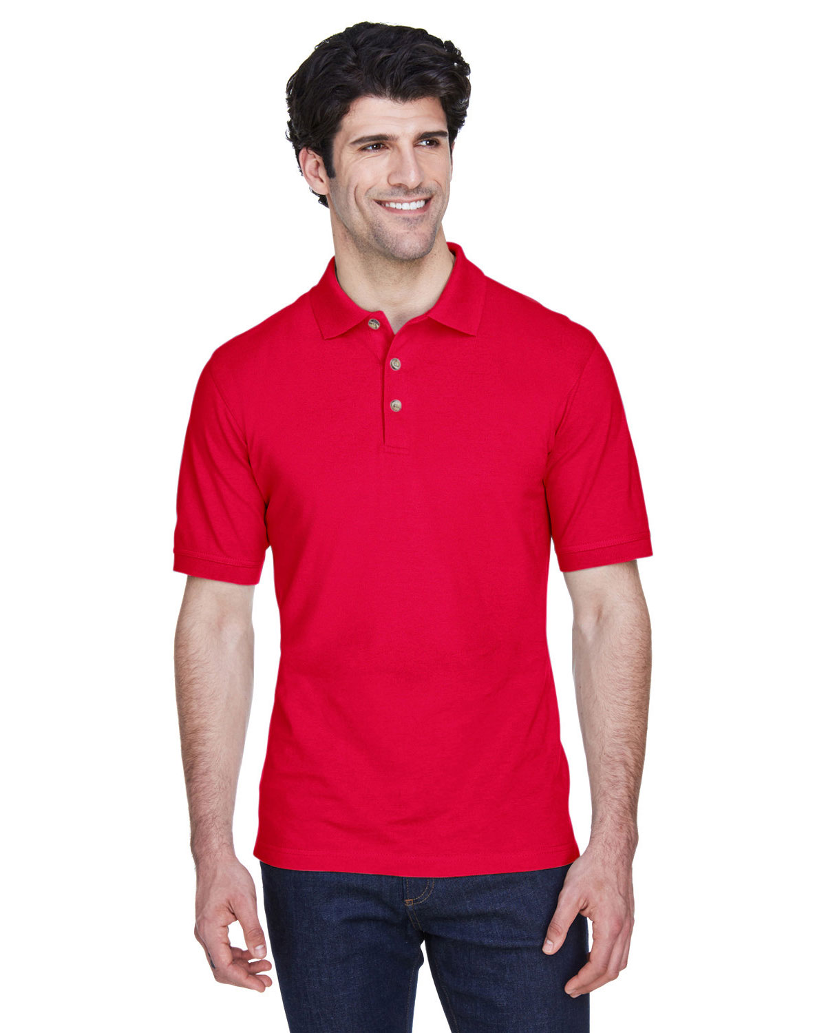 Ultraclub 8535 Men Classic Pique Polo - BigNTallApparel