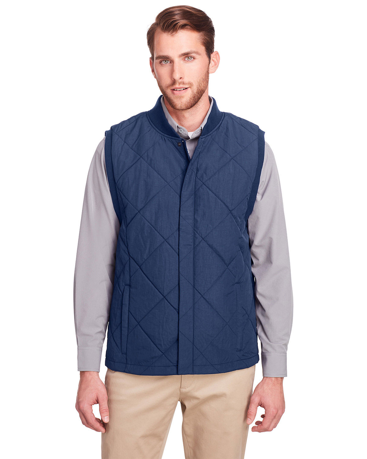 UltraClub UC709 Men's Dawson Quilted Hacking Vest – BigNTall