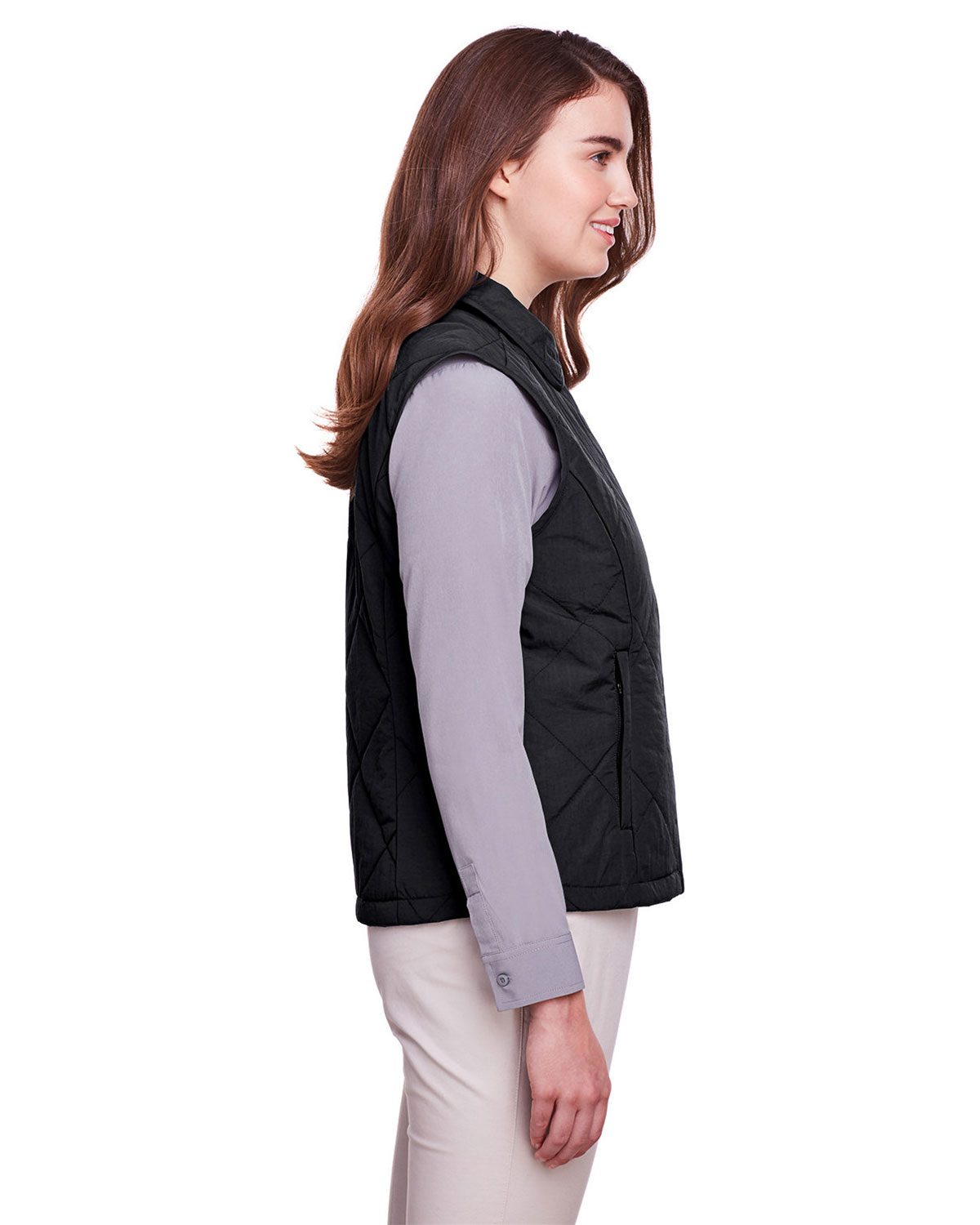 UltraClub UC709W Ladies' Dawson Quilted Hacking Vest